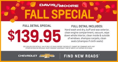 Chevrolet Service Coupons Wichita KS | Derby | Service & Parts Specials